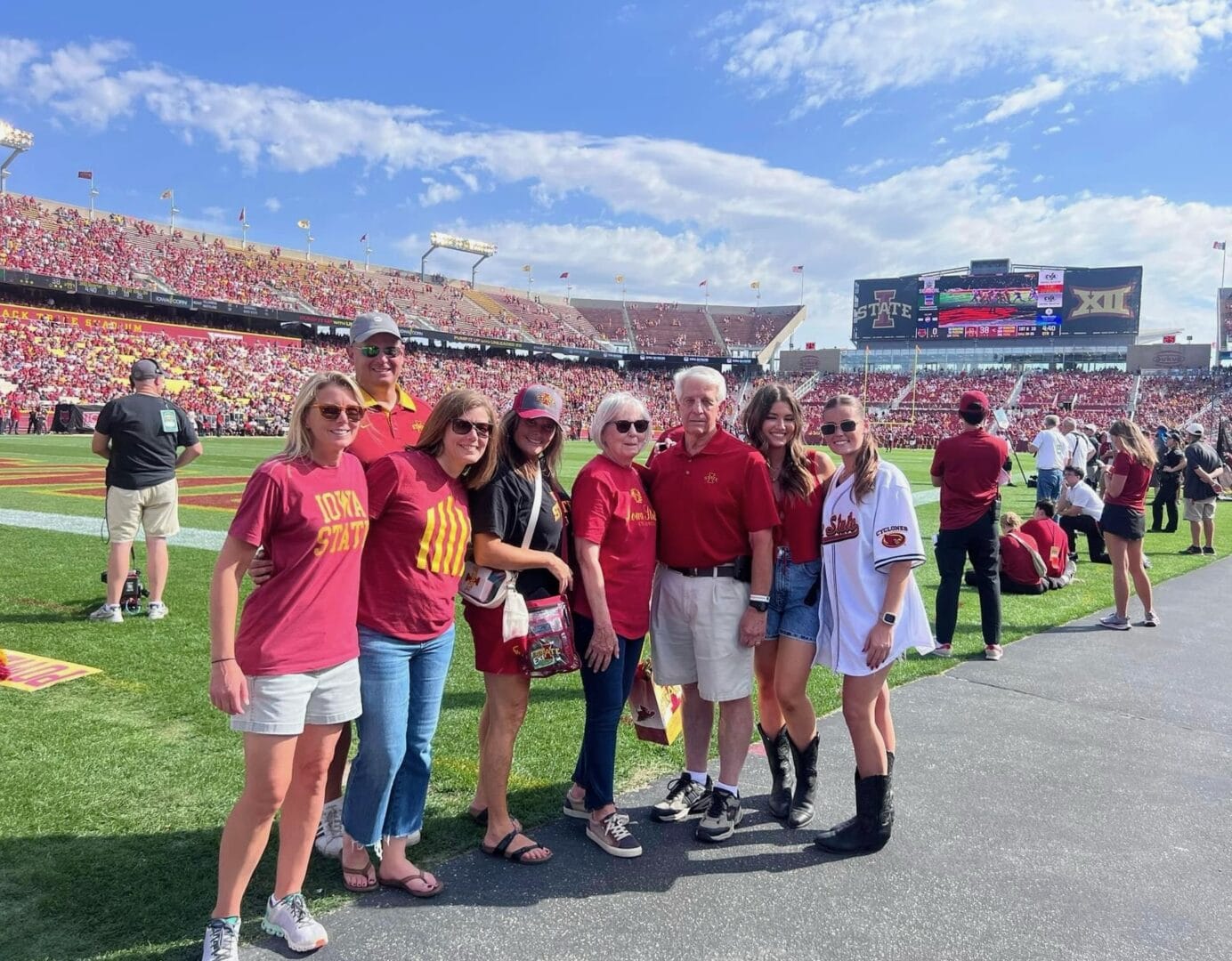Don Latham Honored as ISU's Military Hero of the Game | Latham Hi-Tech ...